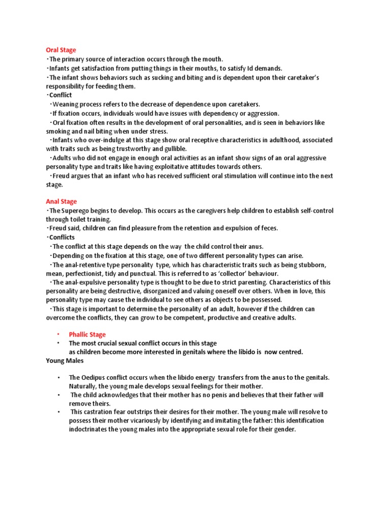 Psysexual of Freud | PDF | Id | Denial