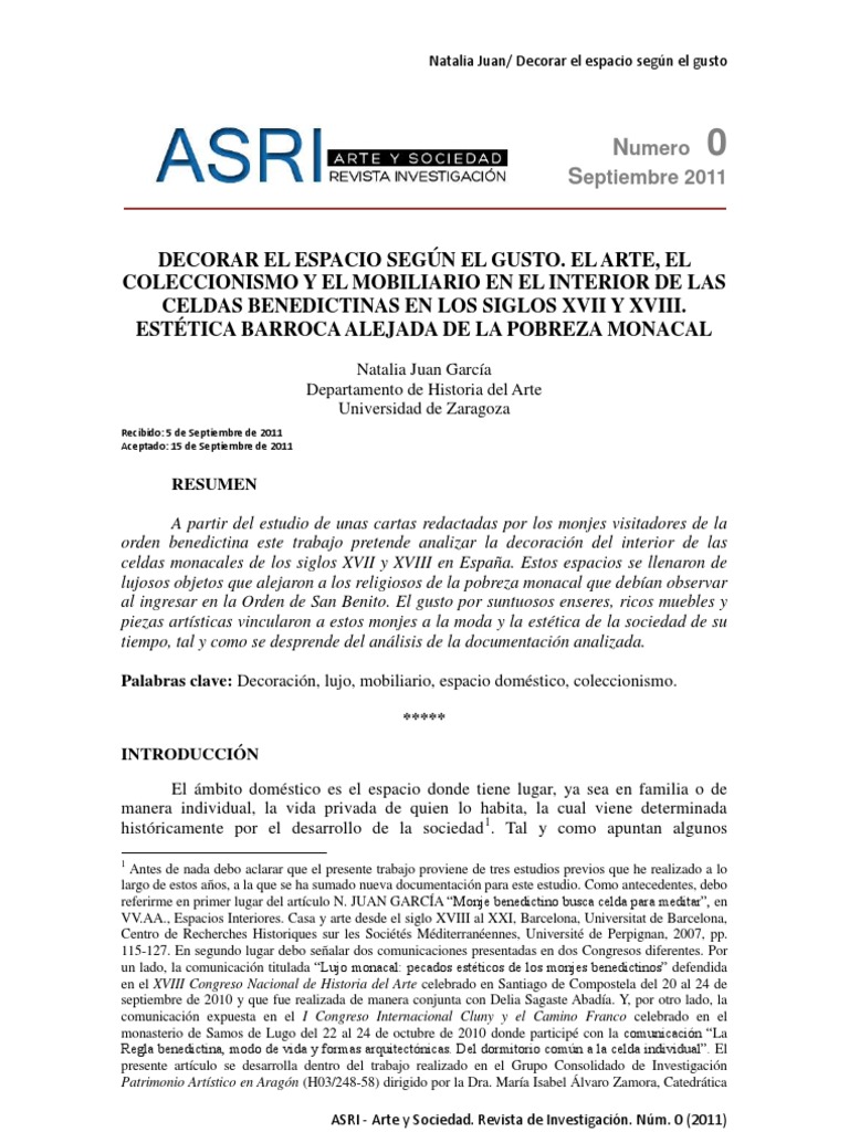 Dialnet DecorarElEspacioSegunElGustoElArteElColeccionismoY 3792185 ...