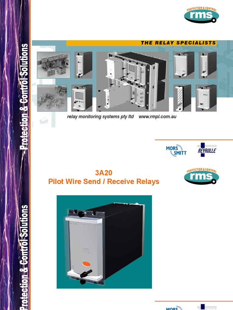 3a20 Application | PDF | Relay | Power Engineering