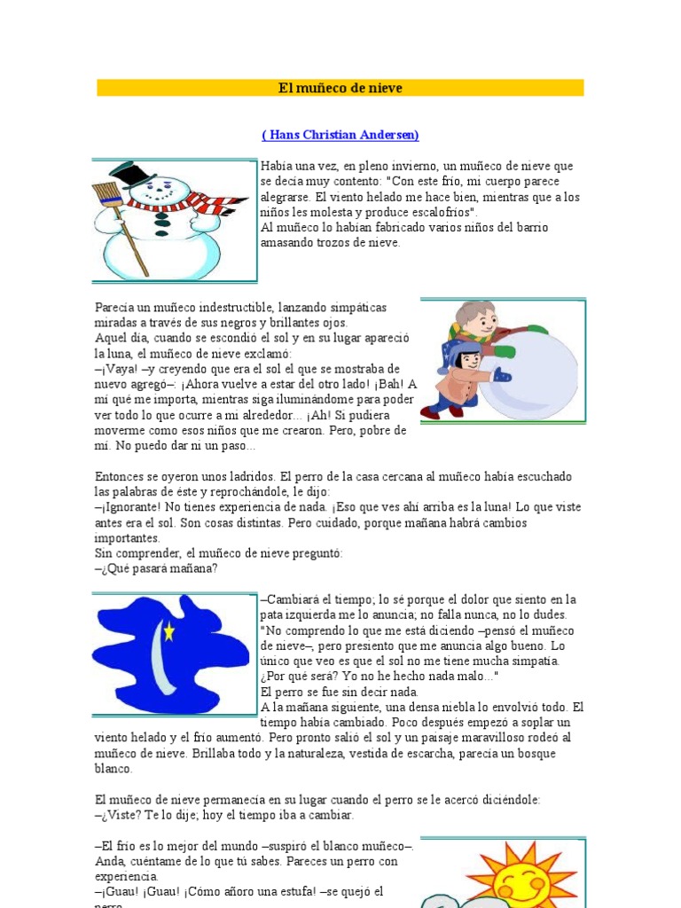 El Muñeco de Nieve | PDF | Dom | Naturaleza