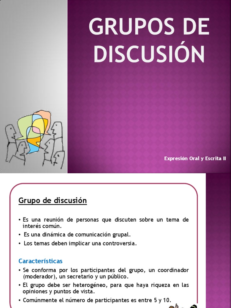 Tipos y características de discusión grupal | PDF | Foro de Internet ...