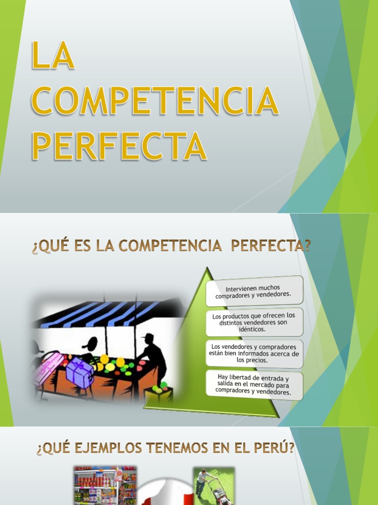 Competencia Perfecta - Grupo 1 | PDF | Oferta y demanda | Competencia ...