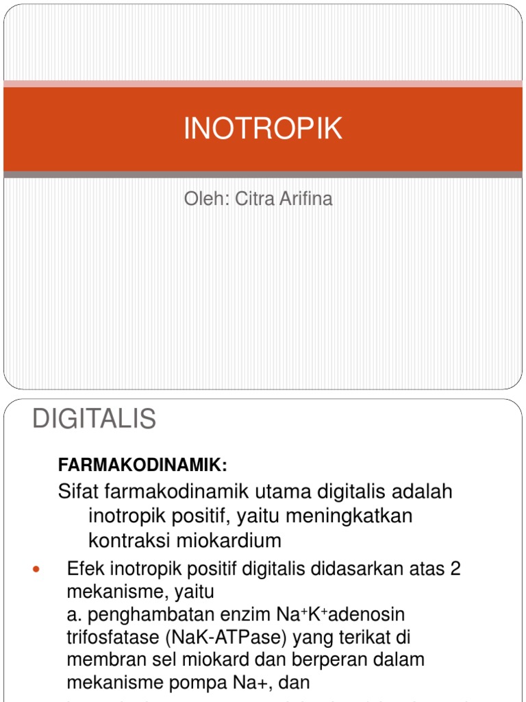 INOTROPIK | PDF