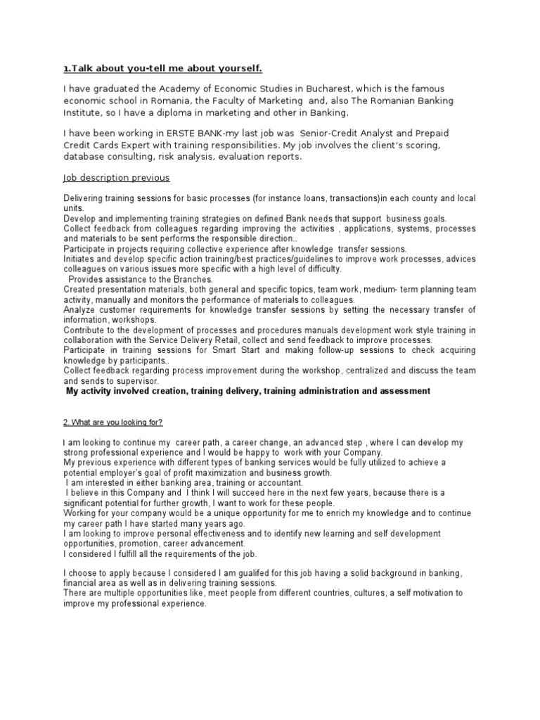 Intrebari Interviu | PDF | Motivation | Motivational