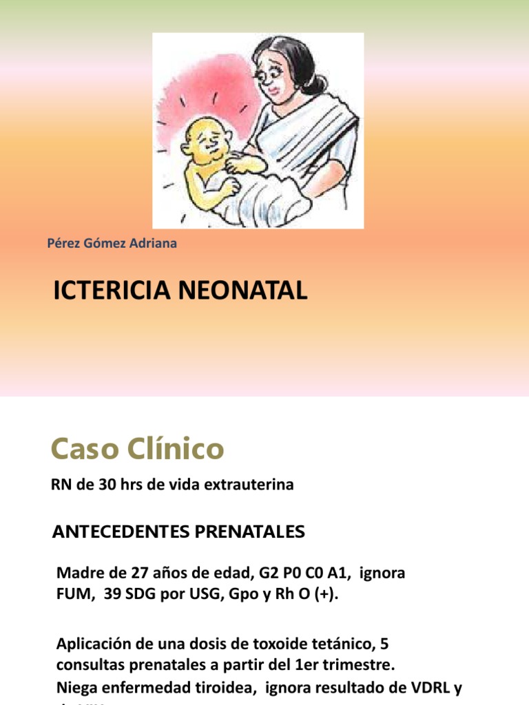 Ictericia Neonatal | PDF | Especialidades Medicas | Medicina CLINICA