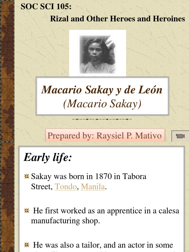 Macario Sakay | PDF | Decolonisation | Independence