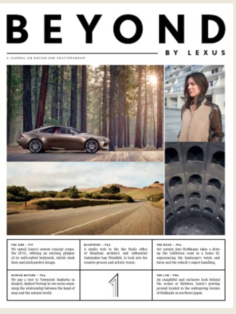 Beyond Magazine: Issue #1 | PDF | Lexus | Nature