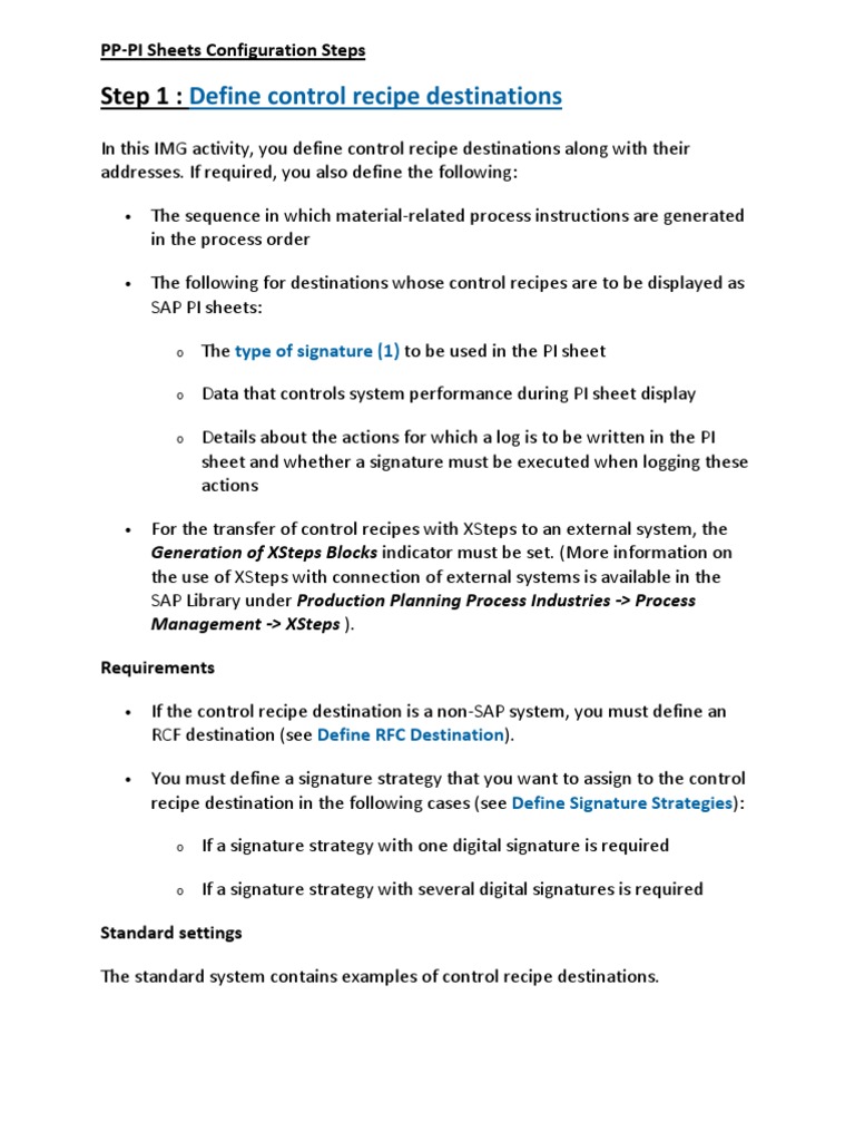 PP-PI Configuration Steps | PDF | Instruction Set | Password