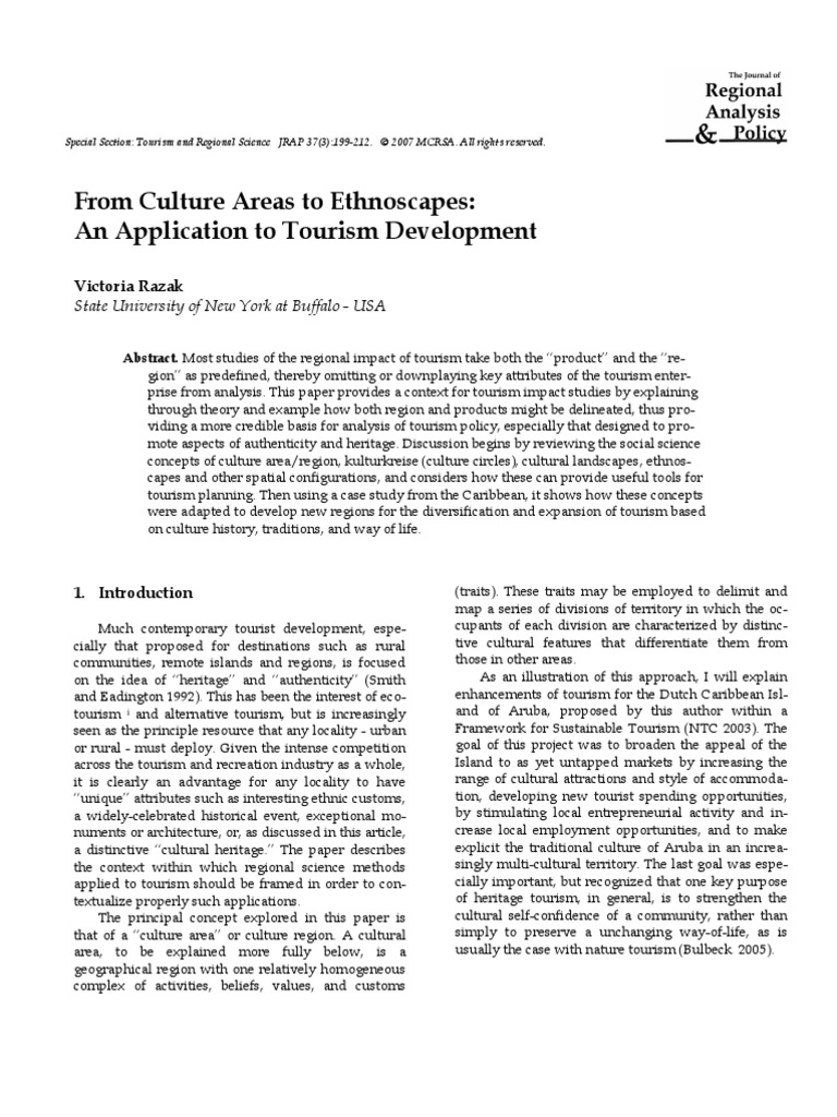 From Culture Areas To Ethnoscapes | PDF