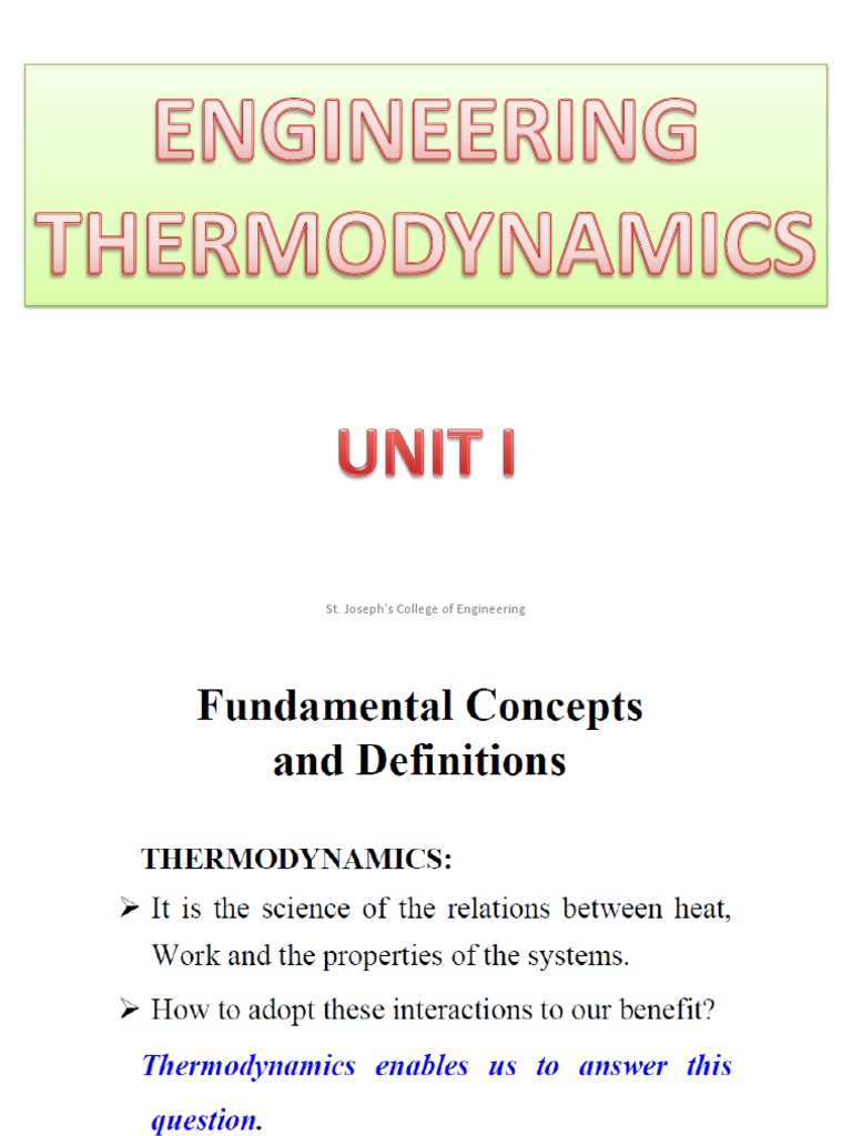 Enginnering Thermodynamics 1 | PDF | Engineering | Truth