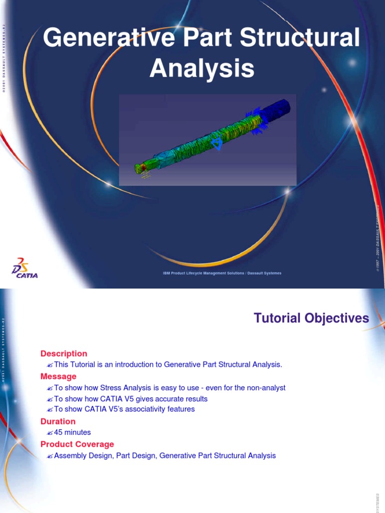 CATIAV5 Generative Part Structural Analysis | PDF | Computers