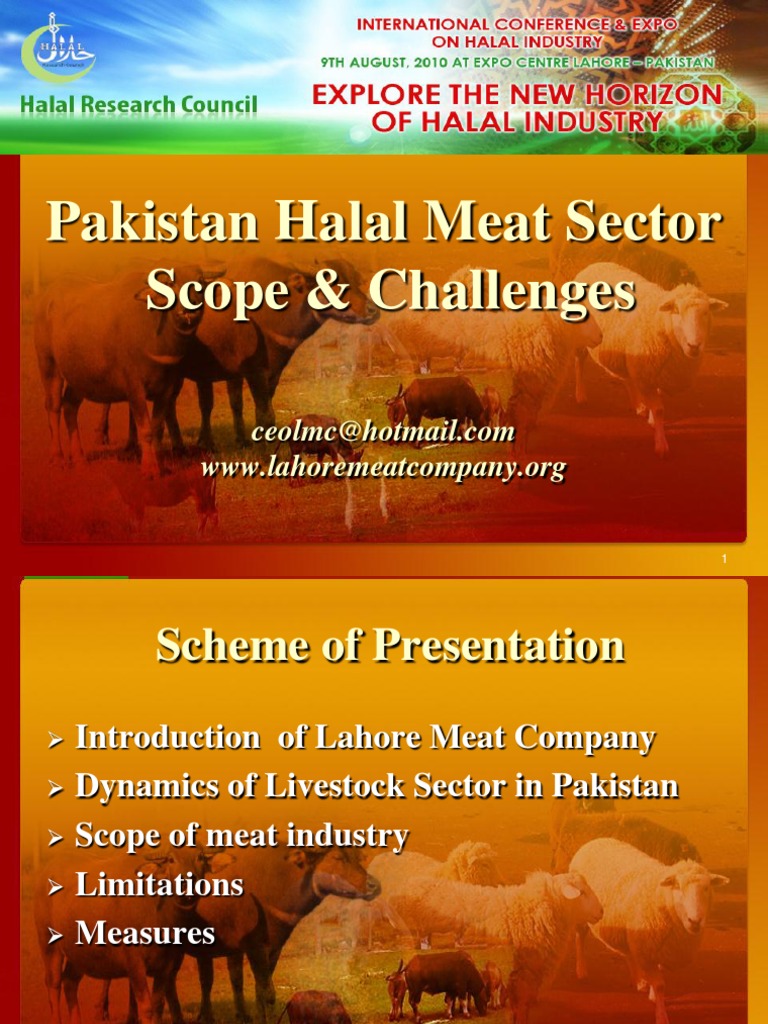 Pakistan's Halal Meat Sector | PDF | Livestock | Meat
