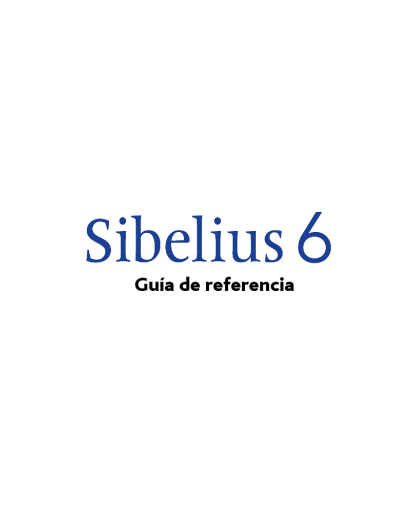 Sibelius 6-Manual de Referencia | PDF | Ventana (informática) | Point ...