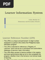 DepEd Learner Information System (LIS) PDF | PDF | Computing ...