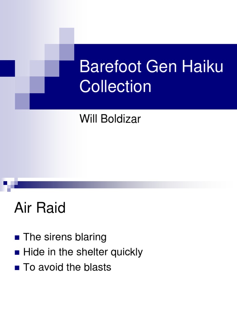 Haikus on War and Survival | PDF | History