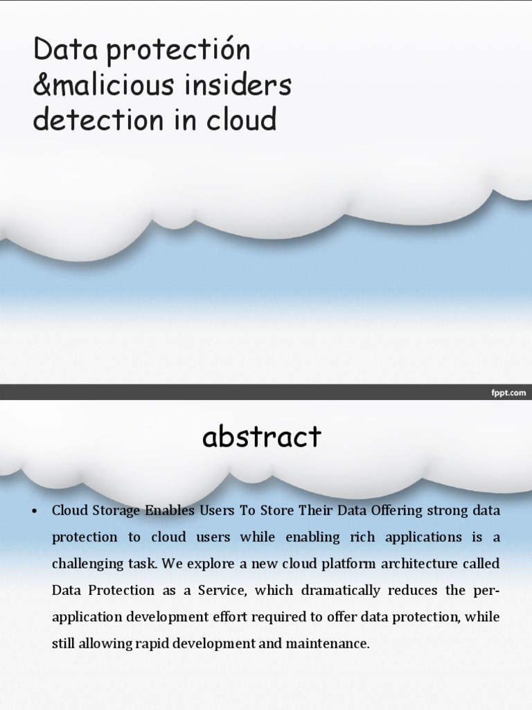 Cloud Data Protection For Masses Final Pdf Cloud Computing