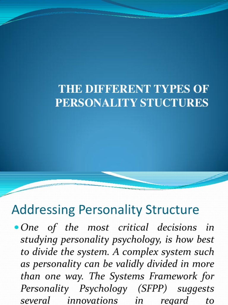 Personality Structures | Id | Personality Psychology