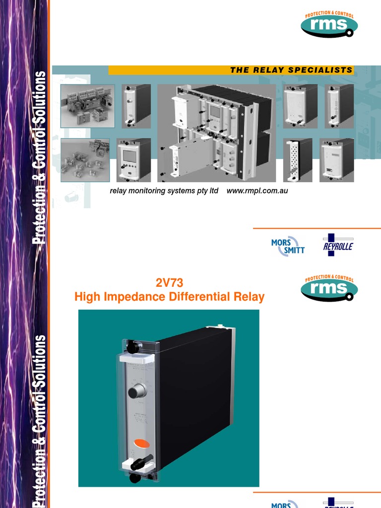 2v73 Application | PDF | Relay | Electrical Impedance