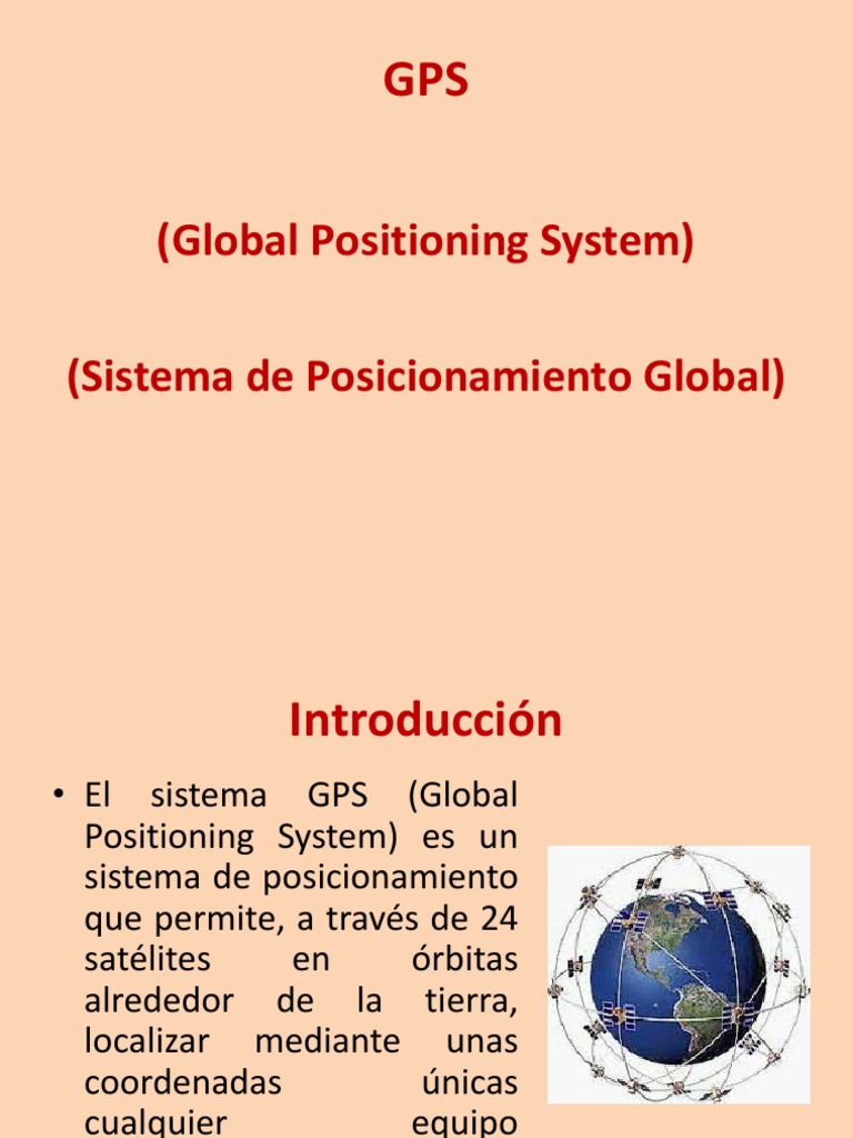 Introducción - GPS | PDF | Sistema de Posicionamiento Global | Geodesia