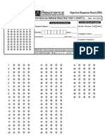 Omr Sheet For 100 Questions PDF | PDF | Optical Character Recognition
