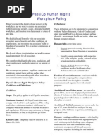 McDonald's Human Rights Commitment | PDF | Employment | Human Rights