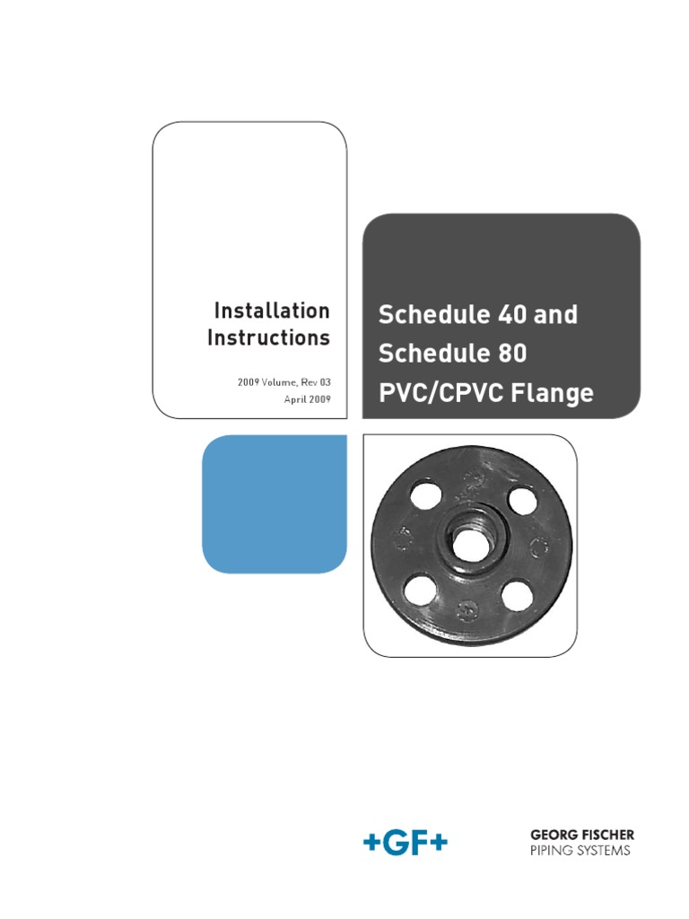 GF - Installation Instructions For Flanges | PDF | Nut (Hardware) | Screw