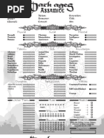 WOD - Werewolf - The Apocalypse - Character Sheet - 2nd Edition | PDF