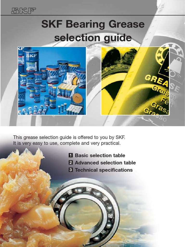 Grease Select Guide PDF | PDF | Bearing (Mechanical) | Soap