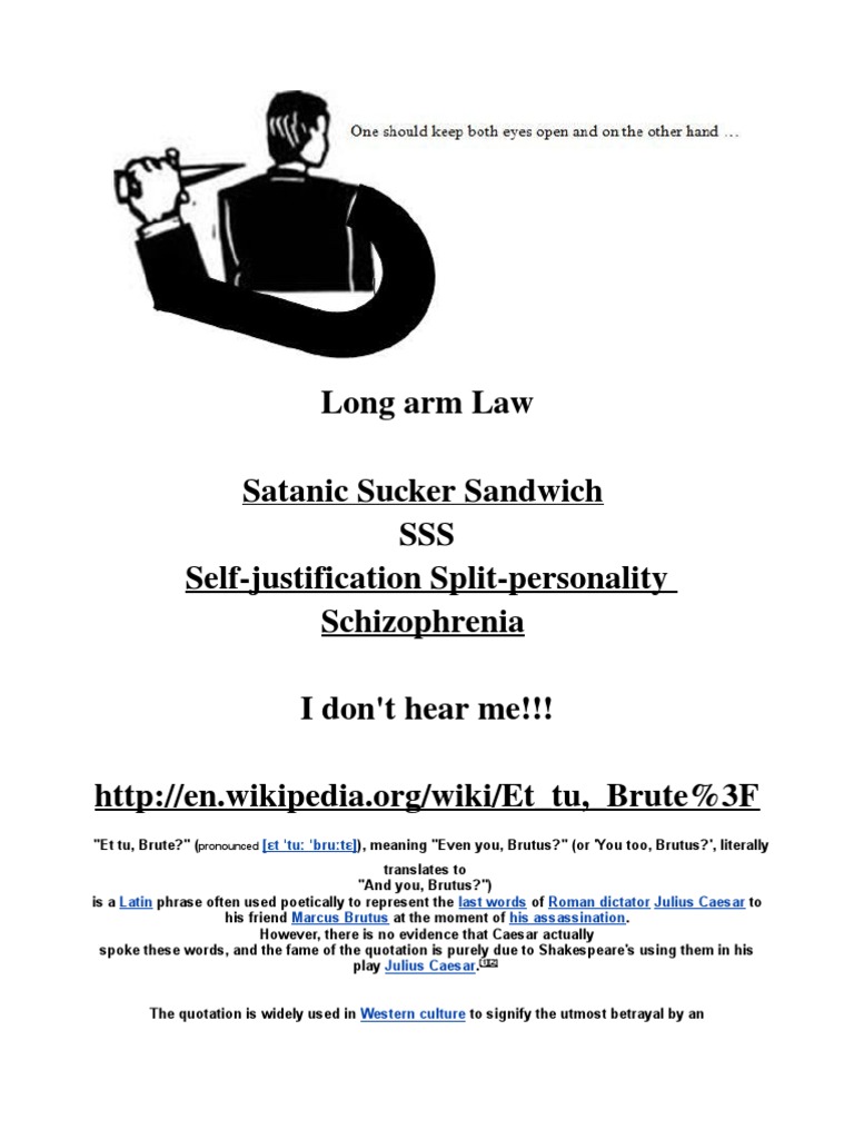 Long Arm Law | Download Free PDF | Marcus Junius Brutus The Younger ...