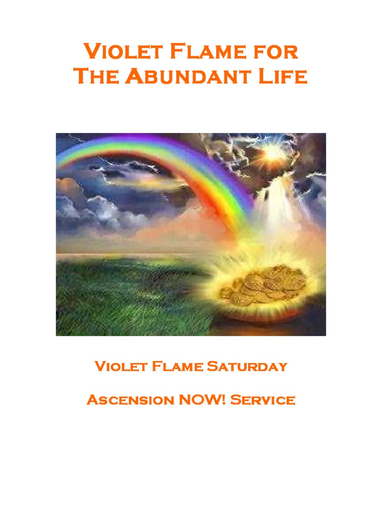 Violet Flame For The Abundant Life - April 2013 With Faith Decree | PDF ...