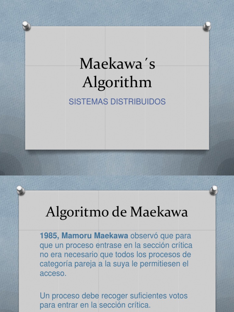 Algoritmo Maekawa | PDF | Votación | Algoritmos