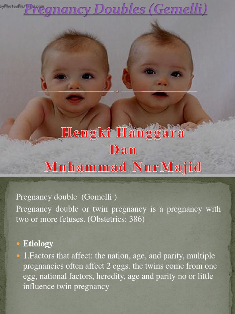 Pregnancy Doubles (Gemelli) | PDF | Twin | Pregnancy