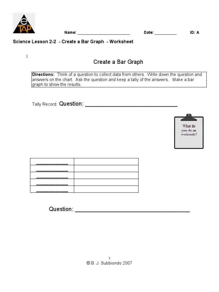 Bar Graph Creation Worksheet for Students | PDF | Career & Growth