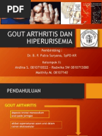 Pedoman Diagnosis Dan Tatalaksana Hiperurisemia and Artritis Gout | PDF