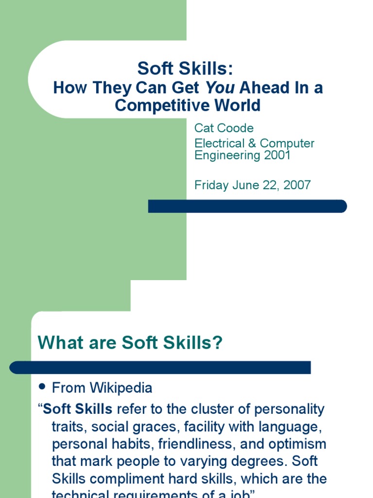 Soft Skills | PDF | Skill | Leadership