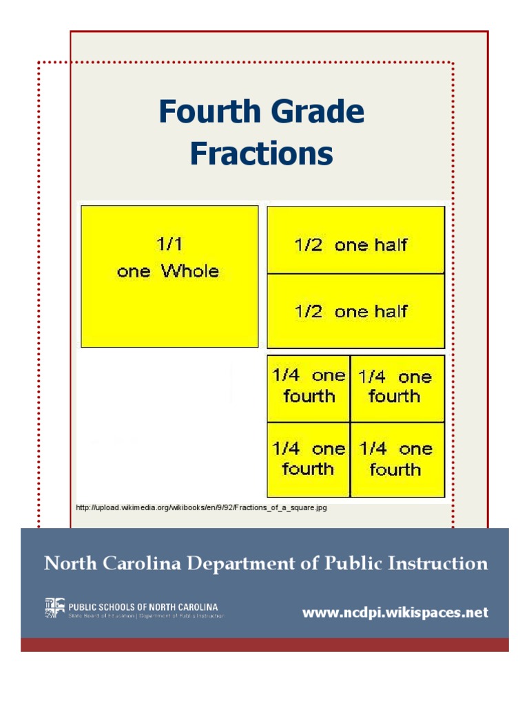 4 TH Grade Unit | PDF | Fraction (Mathematics) | Common Core State ...