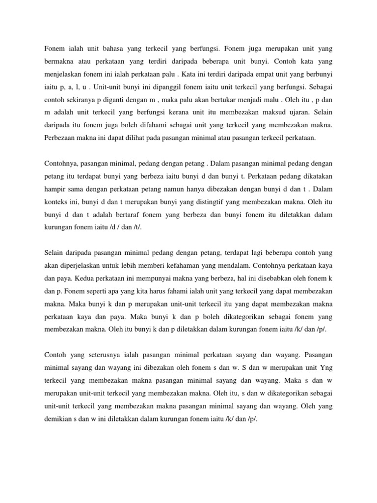 Fonem Dan Alofon | PDF