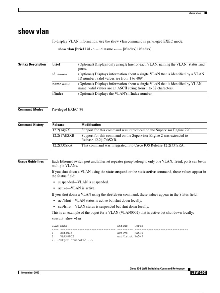 VLAN Through STP | PDF | Computer Networking | Network Protocols