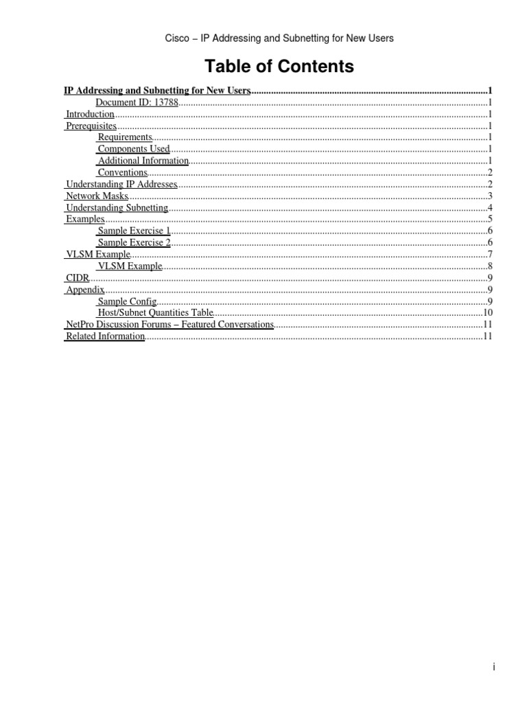 IP Addressing and Subnetting For Beginners | PDF