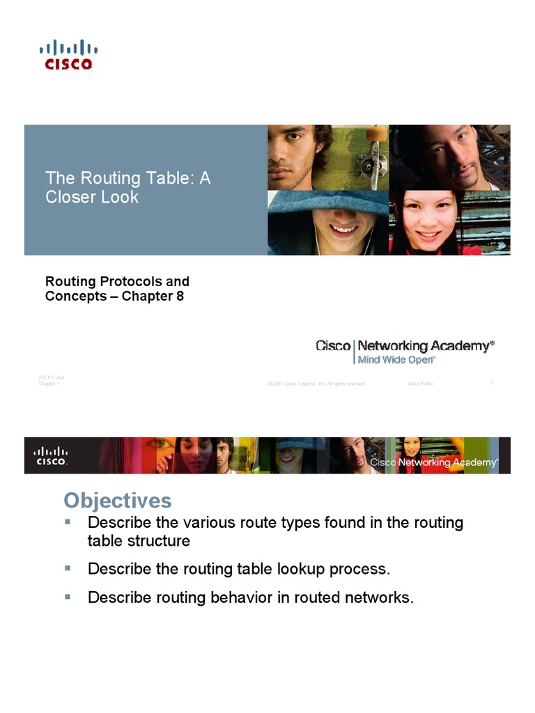 Exploration Routing Chapter 8 Pdf Router Computing Routing