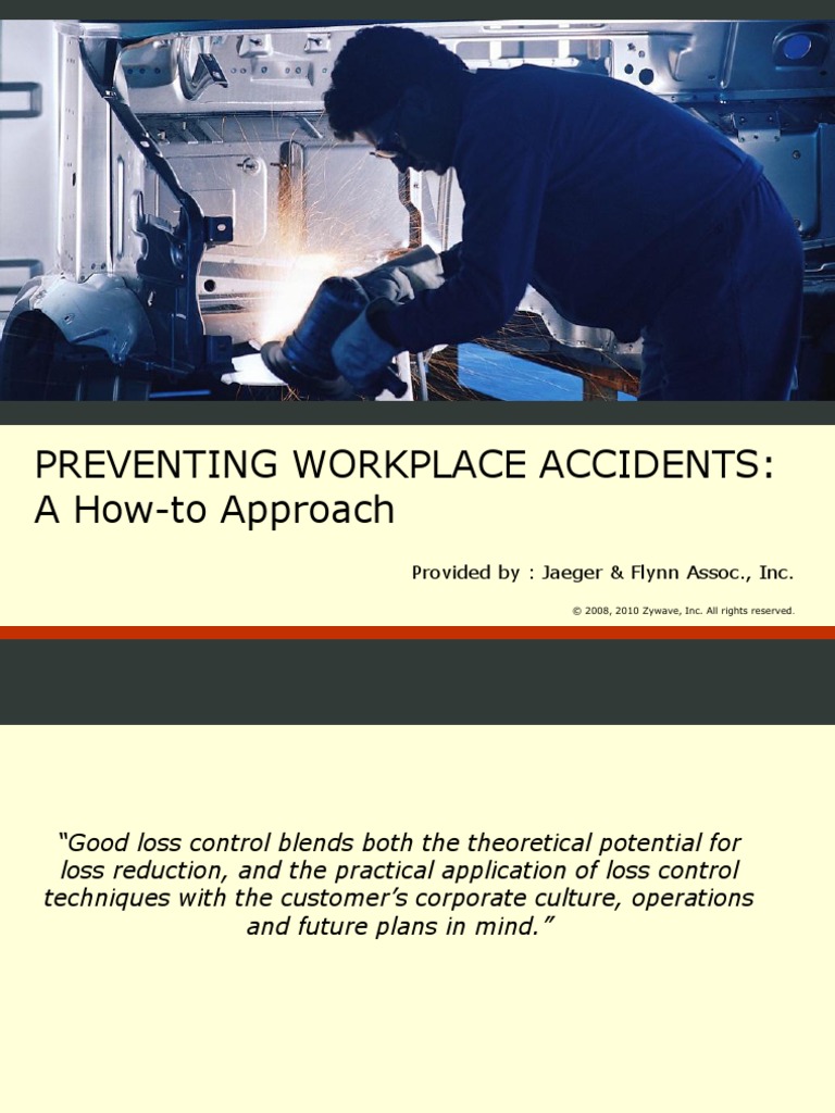 Preventing Workplace Accidents Presentation | PDF | Occupational Safety ...