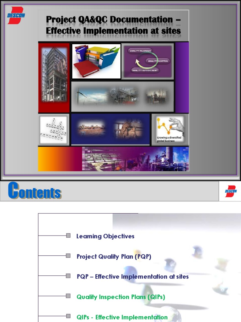 Importance of Project Quality Plan & QIP and Their Effective ...