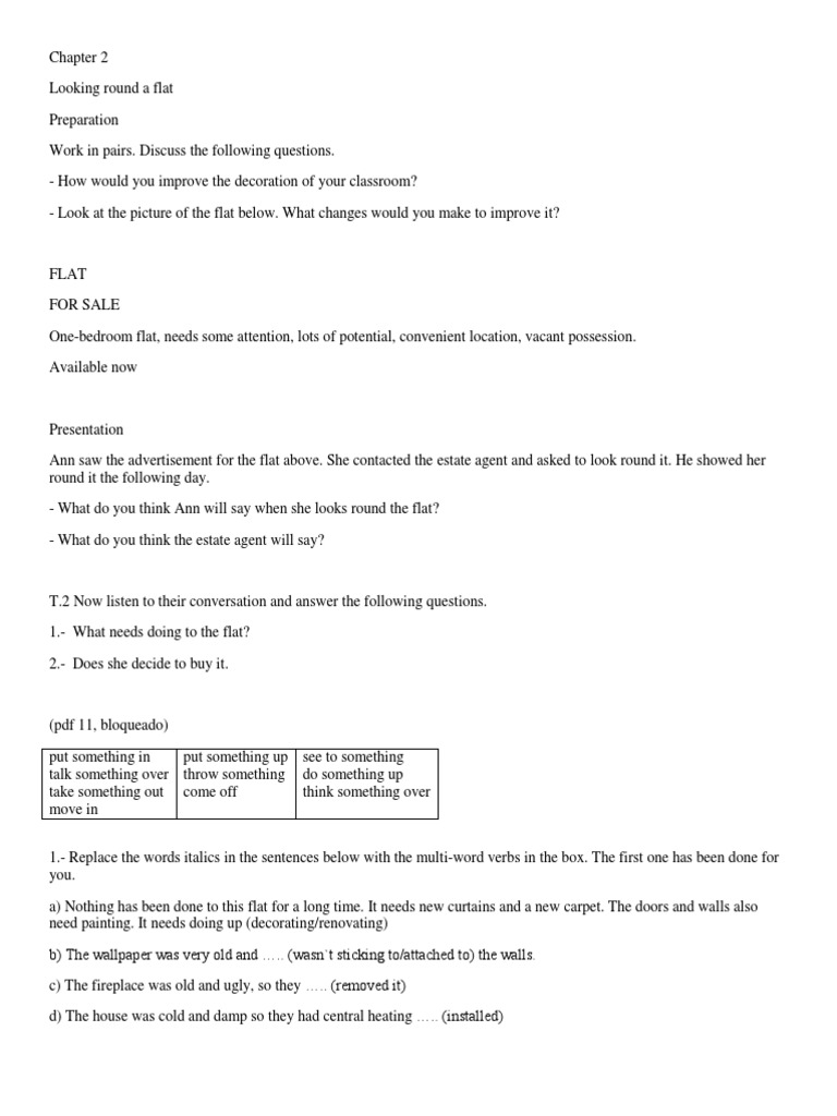 Chapter 2 Phrasal Verbs | PDF | Idiom | Onomastics