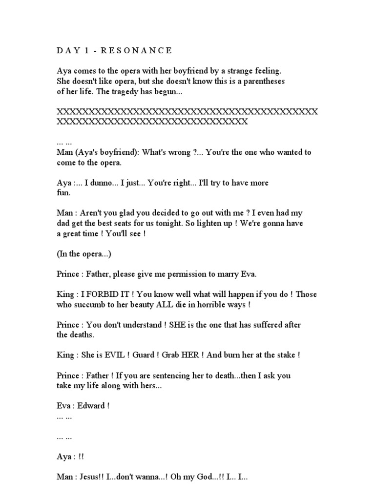 Parasite Eve Script | PDF | Cell Nucleus | Mitochondrion