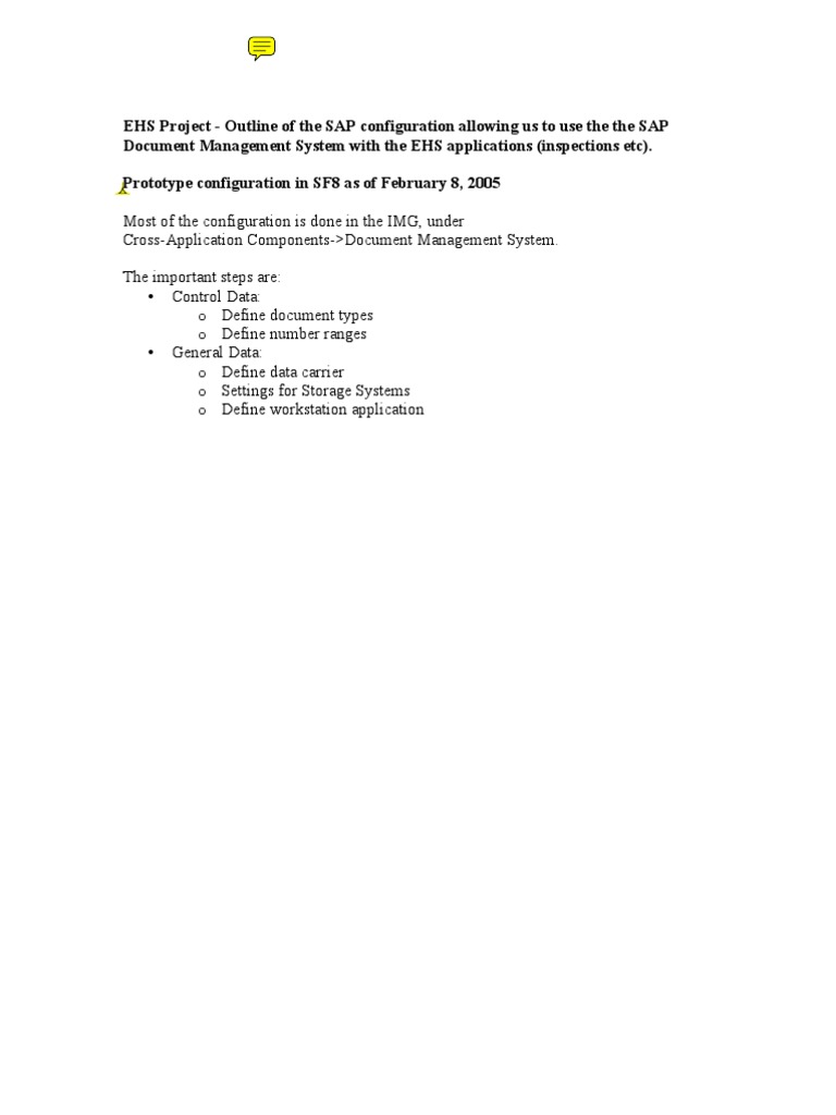 Sap PLM Ehs Dms Config | PDF | Hypertext Transfer Protocol | Product Lifecycle
