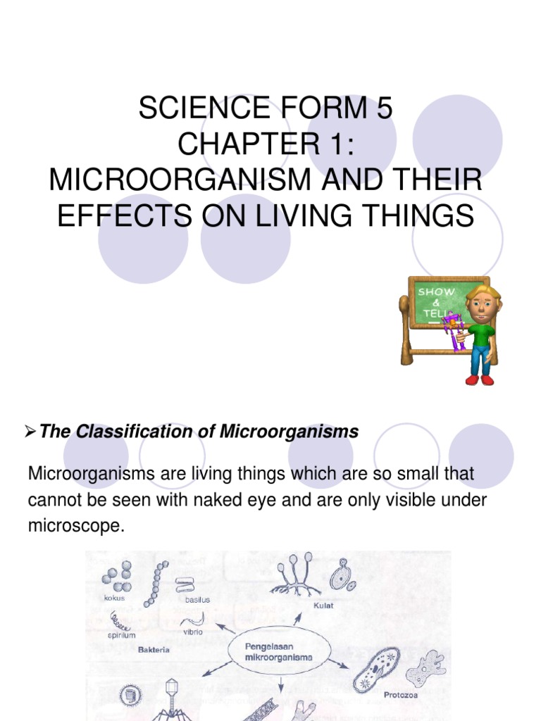 Science Form 5 Microorganism and Their Effects On Living Things | PDF ...