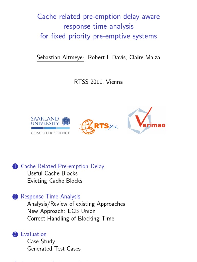 Rta Rtss11 | PDF | Cpu Cache | Computer Engineering