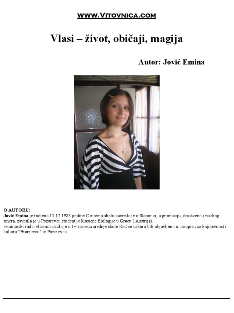 Vlasi Zivot Obicaji Magija | PDF