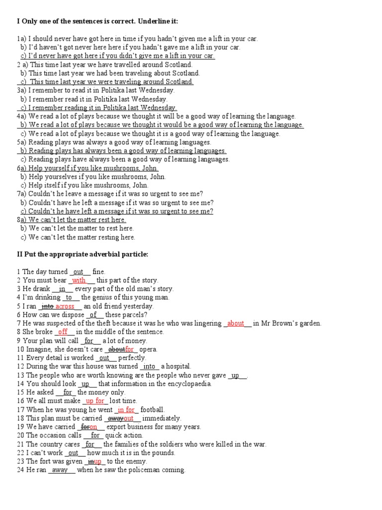 English Practice 6 | PDF