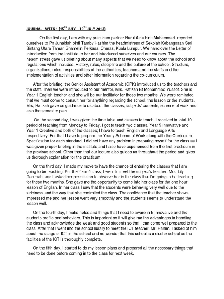 Journal Practicum | PDF | Educational Technology | Teachers